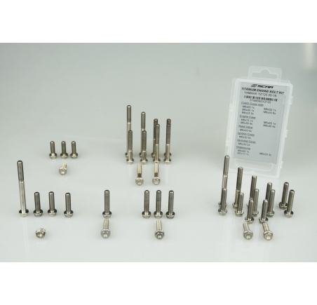 Kit vis moteur Yamaha 125 YZ 2022 et + SCAR titane