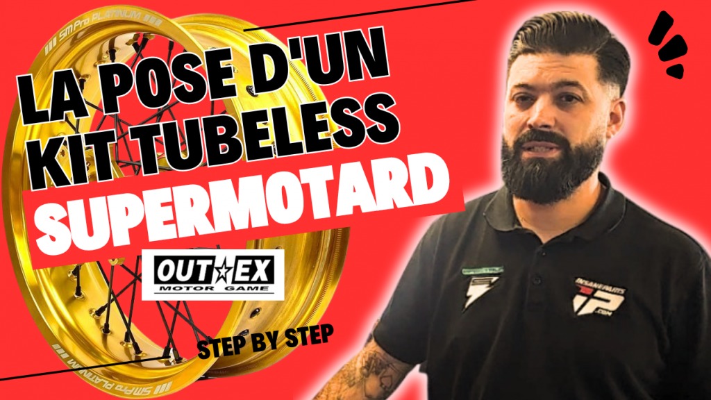 Pose du Kit Tubeless Outex pour Jantes à Rayons de Supermotard : Guide ...